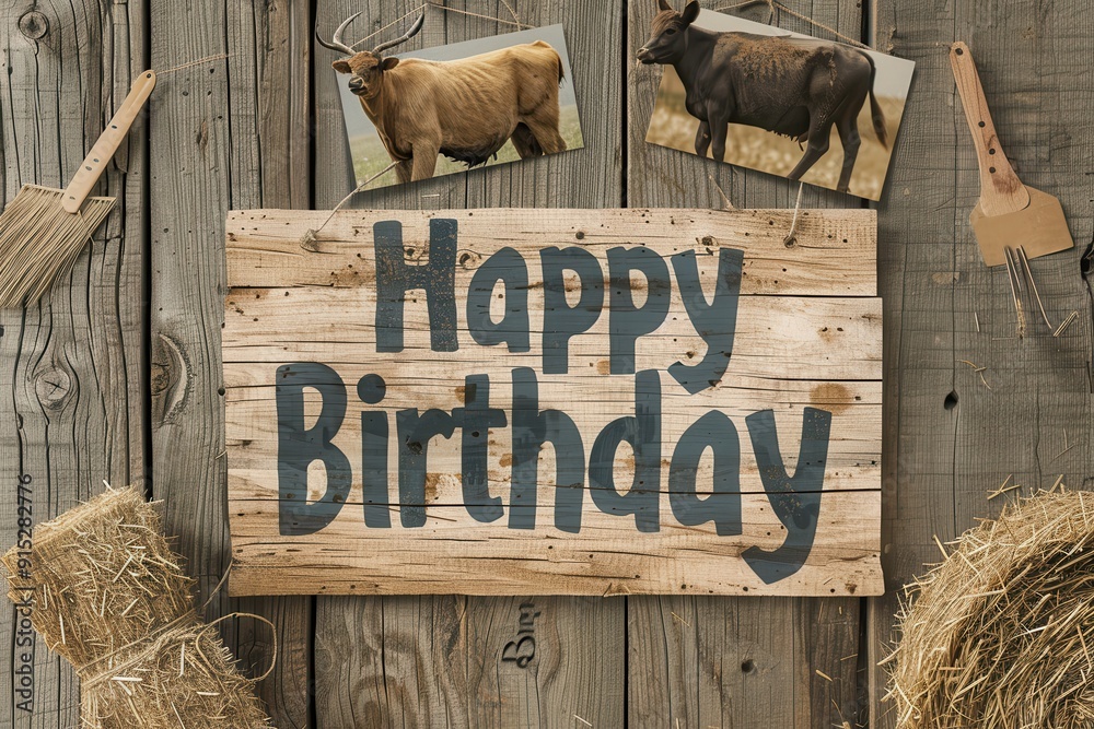 Country Collage: A rustic collage with photos of country-themed ...