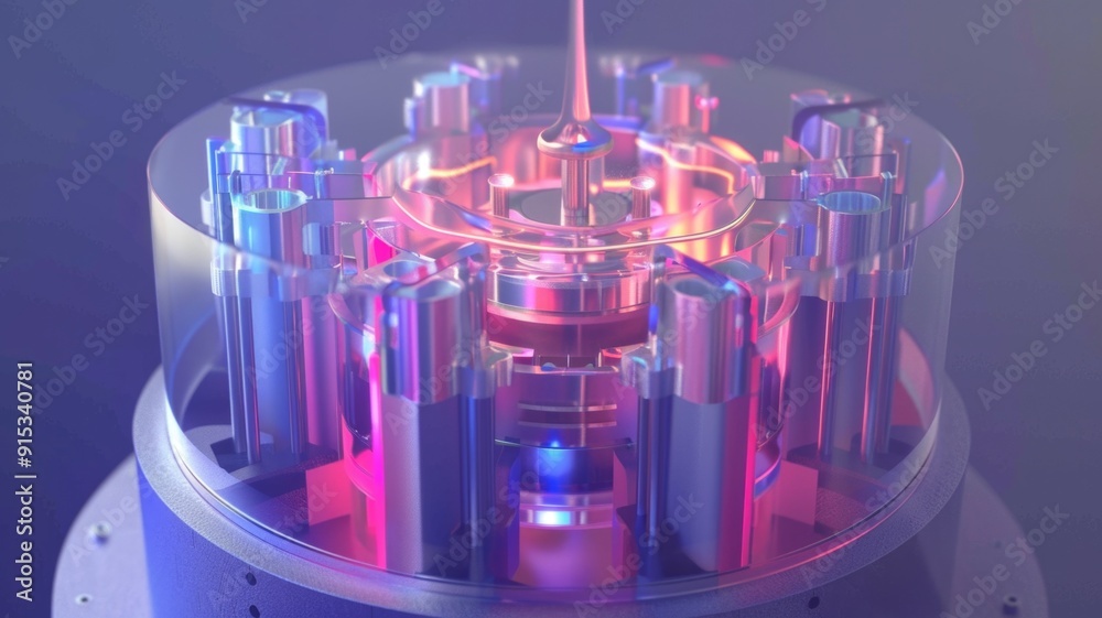 An animated model of a fusion reactor concept, demonstrating how ...