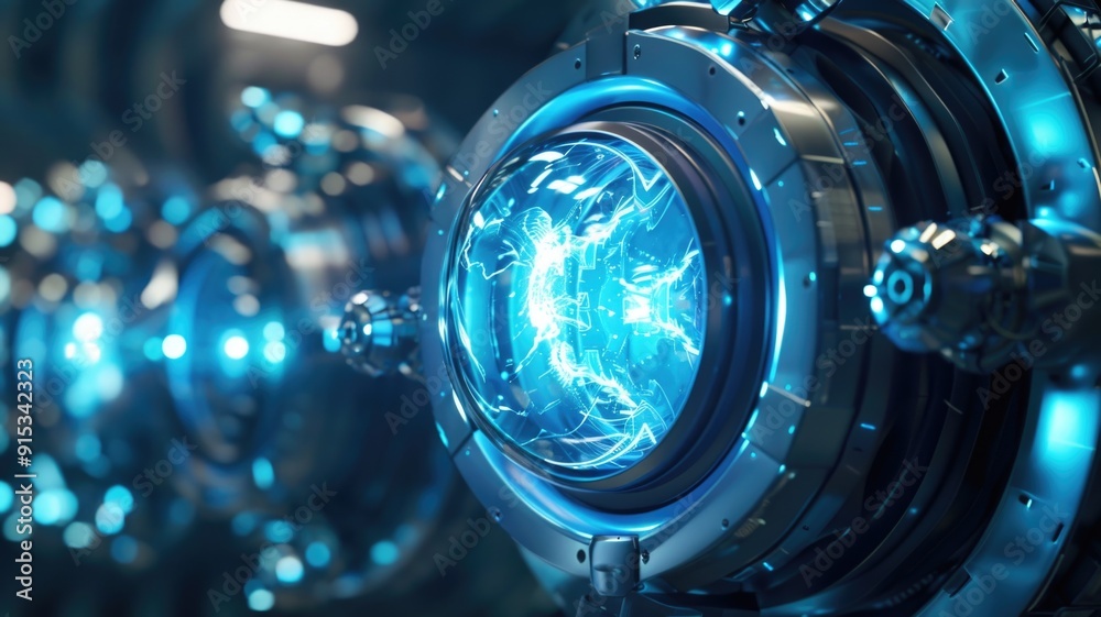 An animated model of a fusion reactor concept, demonstrating how ...