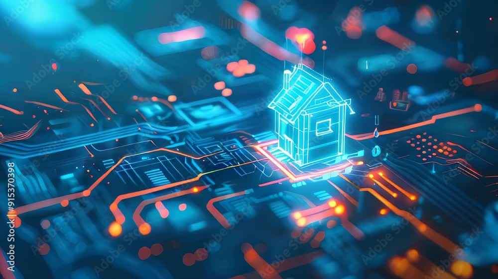 Electric accumulator integrated into a smart home system with ...