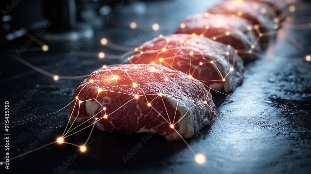 A futuristic depiction of technology intertwining with biology, showing ...