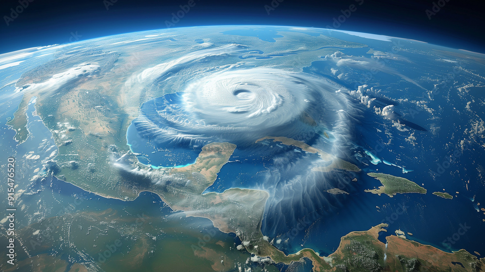 Gorgeous Tornado, A whimsical and animated art style depiction of a ...