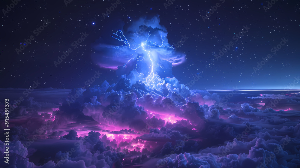 The Blue Jet lightning phenomenon occurs in the upper atmosphere. When ...