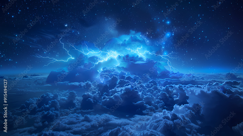 The Blue Jet lightning phenomenon occurs in the upper atmosphere. When ...