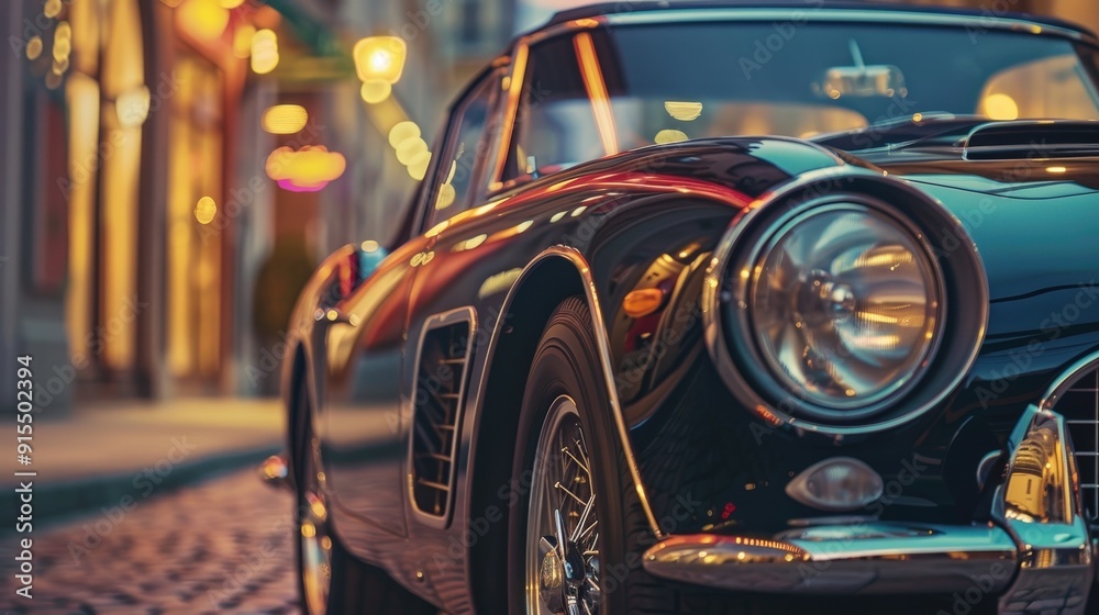 conic cars symbolize innovation and craftsmanship. Describe a classic ...