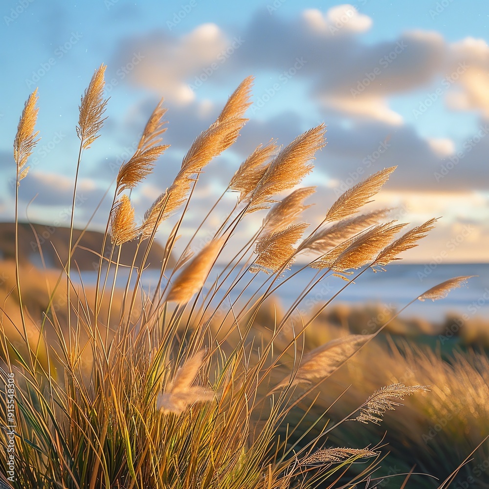 Coastal dune restoration with native grasses to protect against rising ...