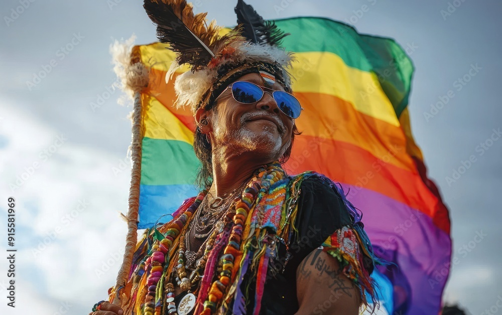 Pride scene with old men celebrating their sexuality Stock Photo ...