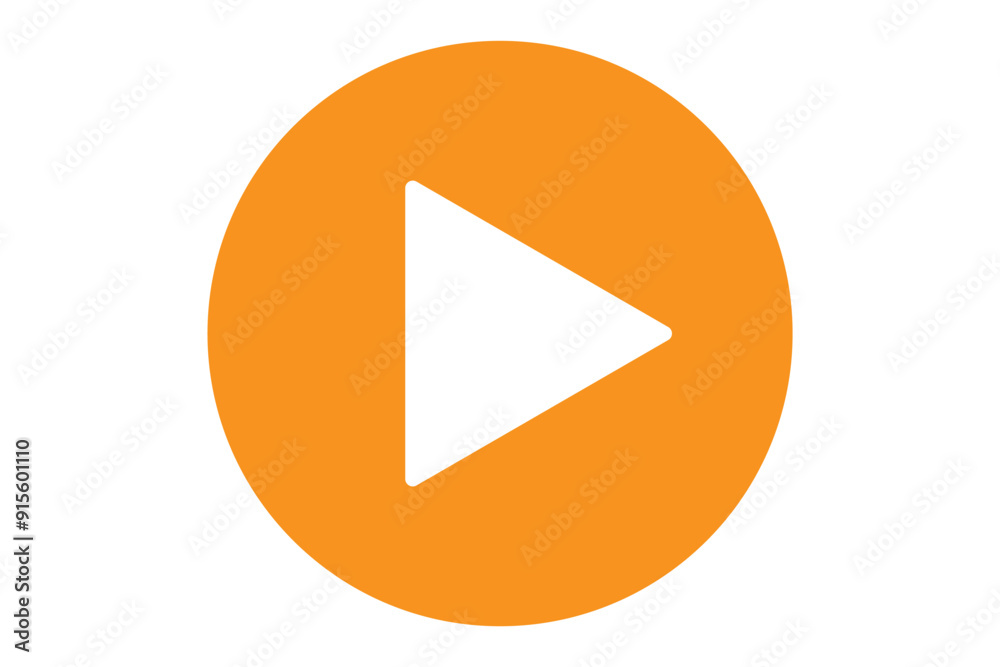 Play Button Icon Circle | Start Buttons Illustration | Video Audio ...