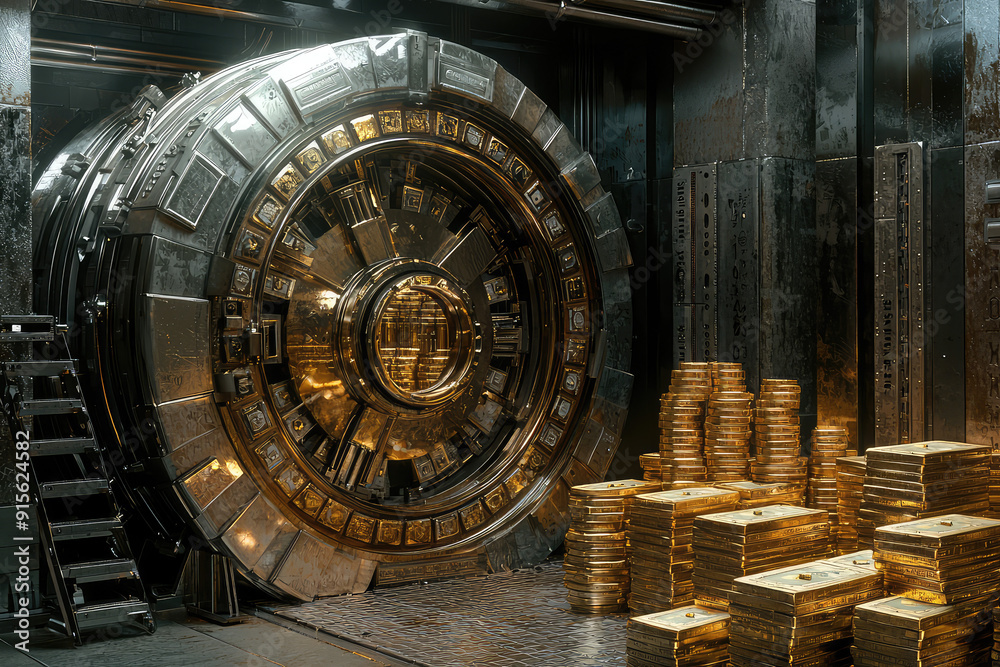 Discover the hidden treasures behind this massive steel vault door ...