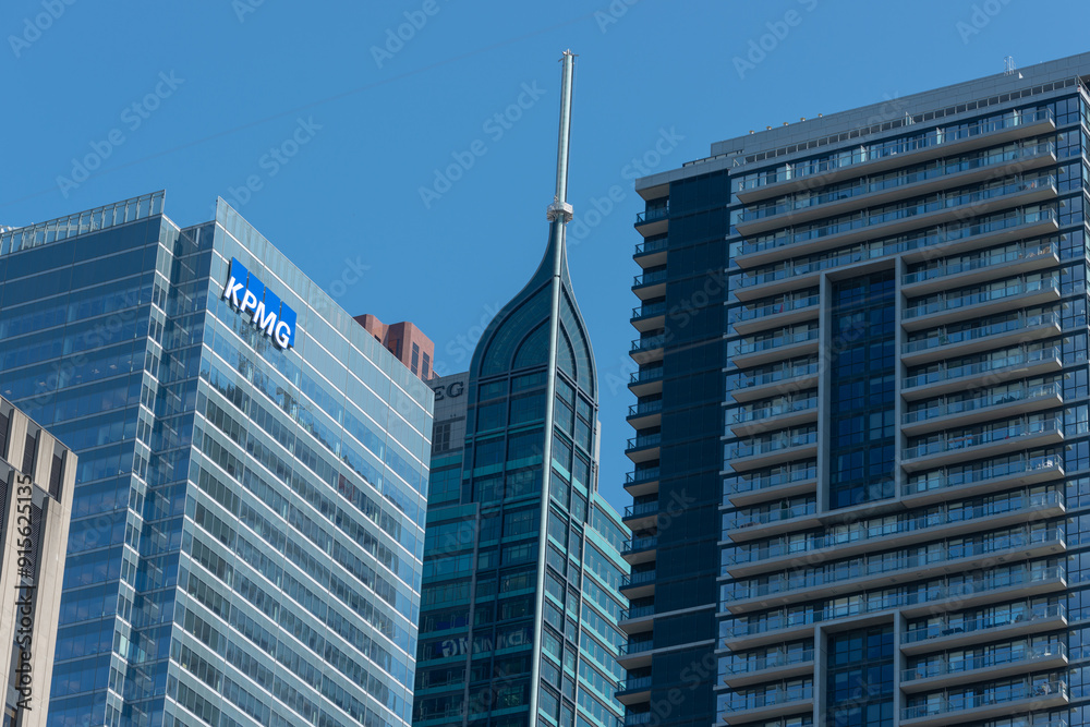 office towers near Nathan Phillips Square (KPMG, an accounting firm ...