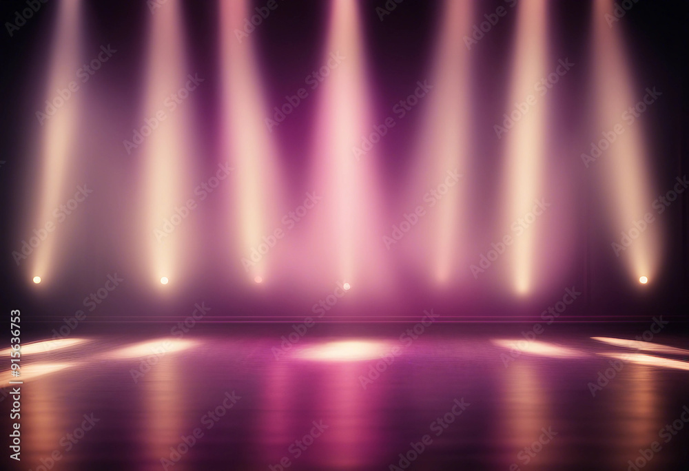 Modern dance stage light background with spotlight illuminated for ...