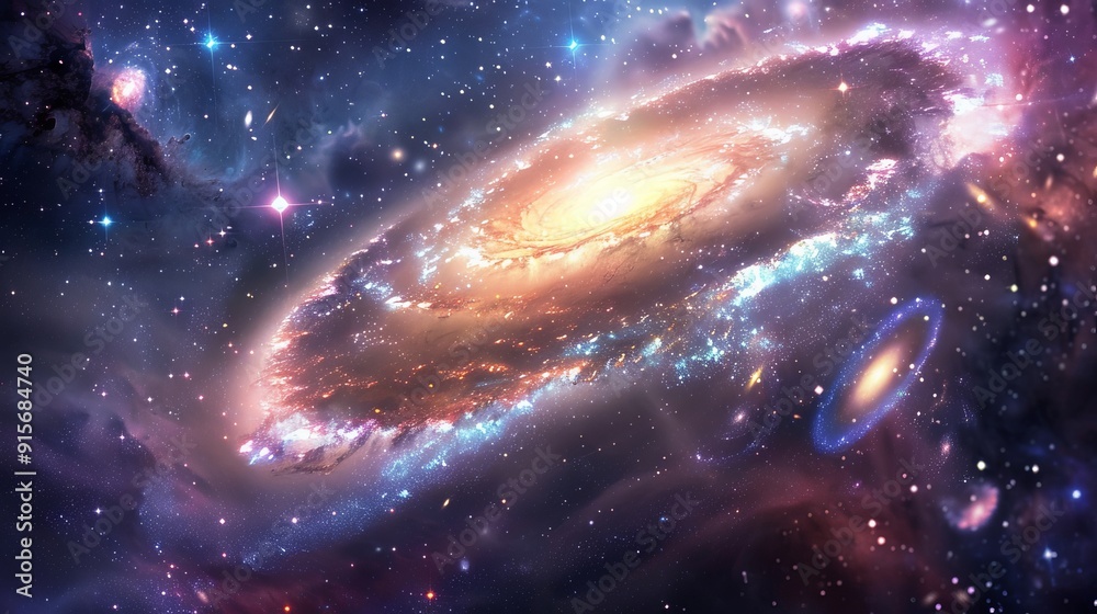 Describe the formation of galaxies. How do gravitational forces and ...