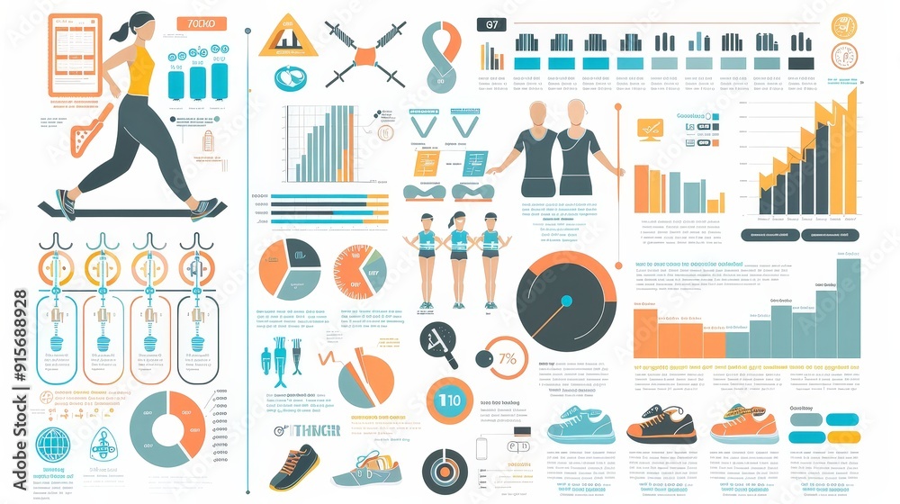 Create an infographic that details the benefits of regular physical ...