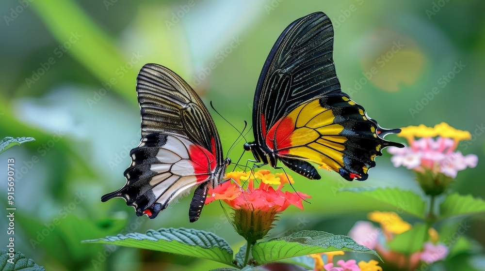 Describe the different types of butterfly mating behaviors. How do ...