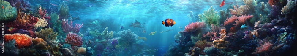 Coral Carnival: An Anime-Style Aquatic Celebration with Coral Creatures ...