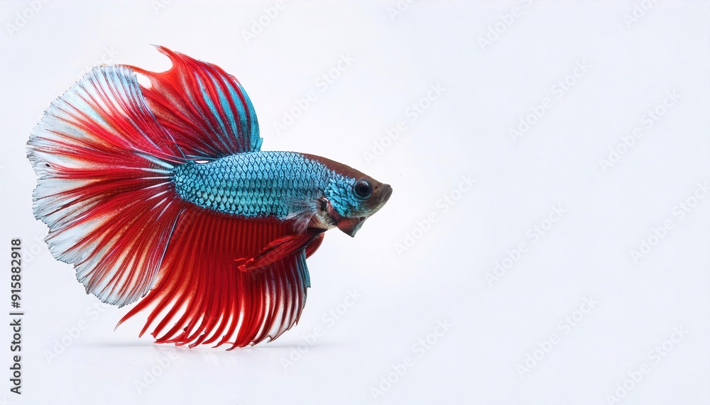 Siamese fighting fish - Betta splendens - commonly known as the betta ...
