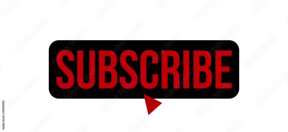 Subscribe Button Like Notification and Bell Subscribe, Reminder and ...