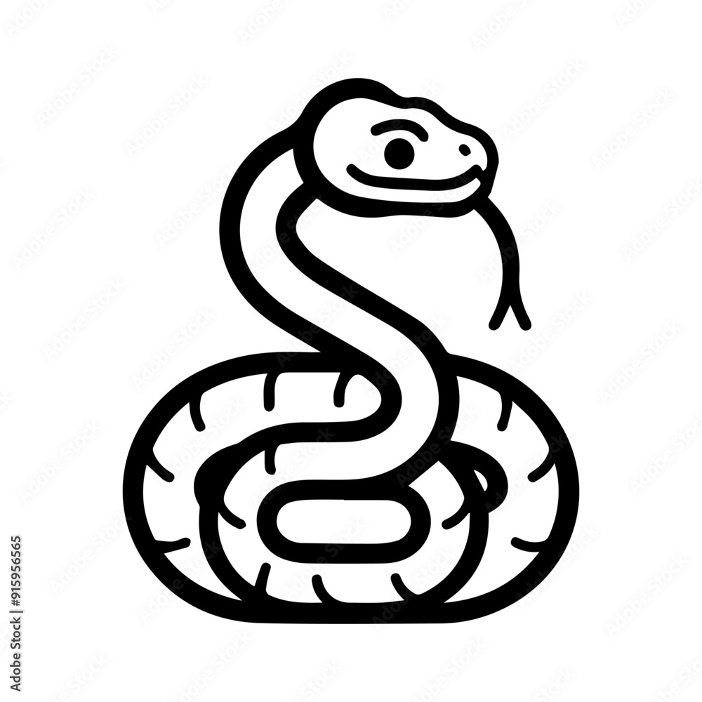 anaconda icon or modern line symbol. Vector line art and icon design ...
