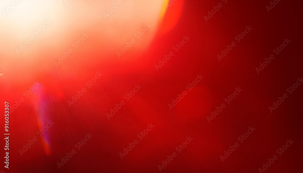 Colorful red blank film strip light leak overlay. Retro lens flare ...