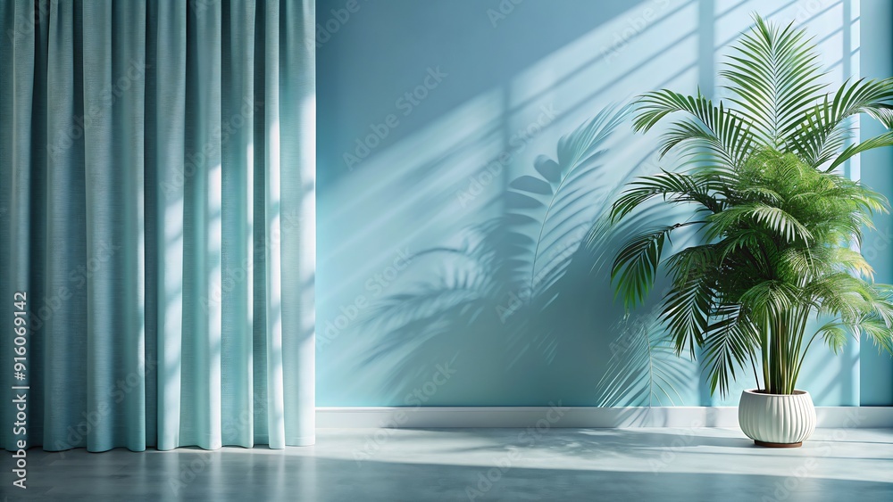 Product presentation background features a light blue canvas interwoven ...