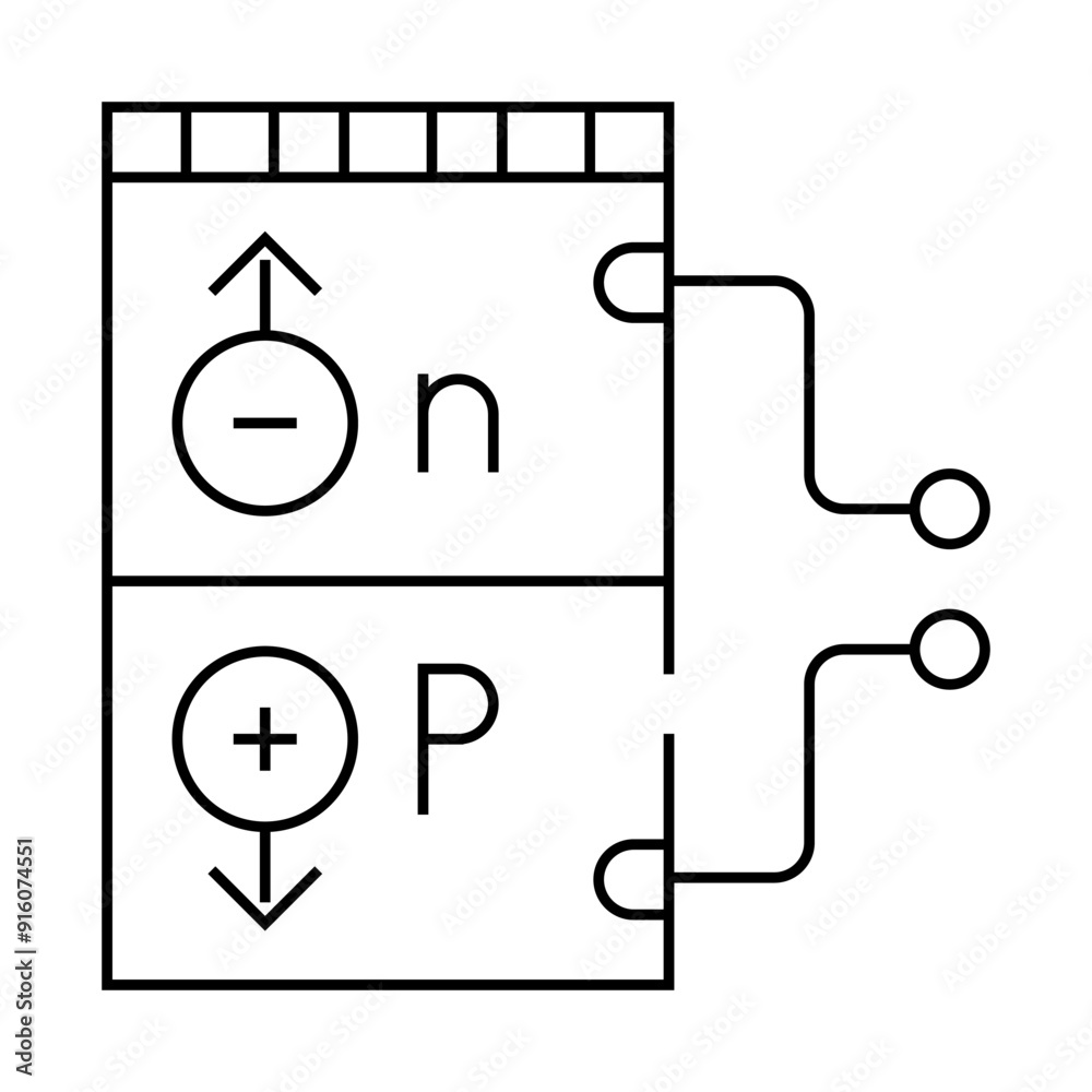 working principle line icon vector. working principle sign. isolated ...