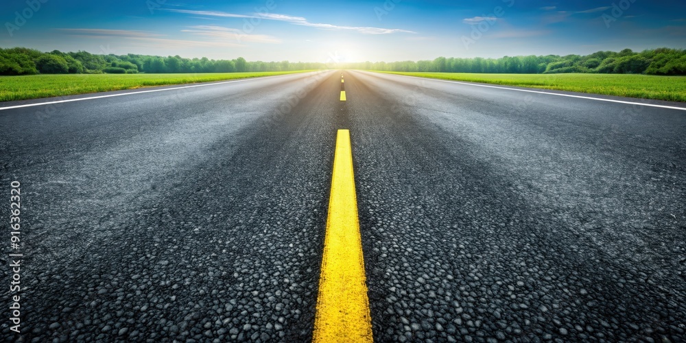 Seamless texture highway asphalt background with road , highway ...