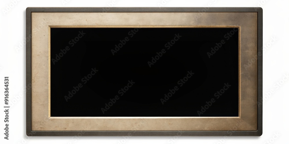 Black polaroid border frame with classic design for vintage photo ...