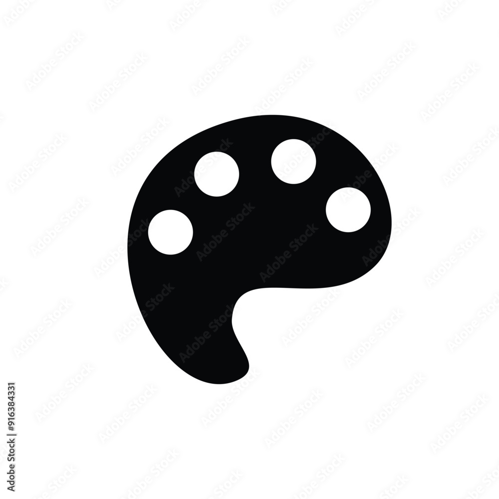 color palette icon and symbol for mouse cursor and graphic software ... color palette icon and symbol for mouse cursor and graphic software ...