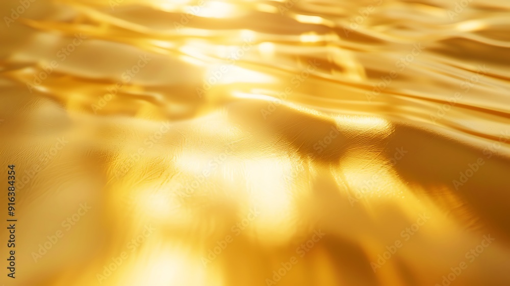 A radiant gold background featuring smooth gradients and subtle shadows ...