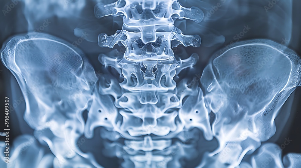 Pediatric spinal fusion X-ray showing clear surgical hardware and bone ...