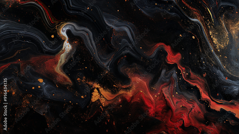 Spooky Abstract Art: Unsettling patterns and colors with dark hues ...