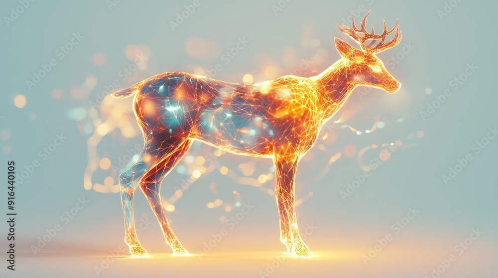 Ethereal fantasy spirit guide with intricate mystical markings, blender ...