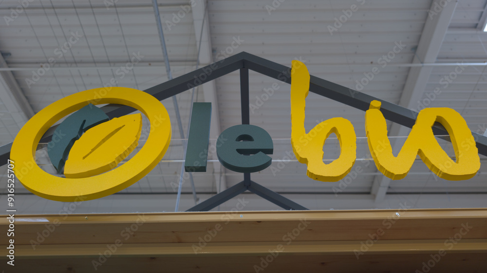 E.leclerc bio leclerc store sign text and brand logo biological fresh ...