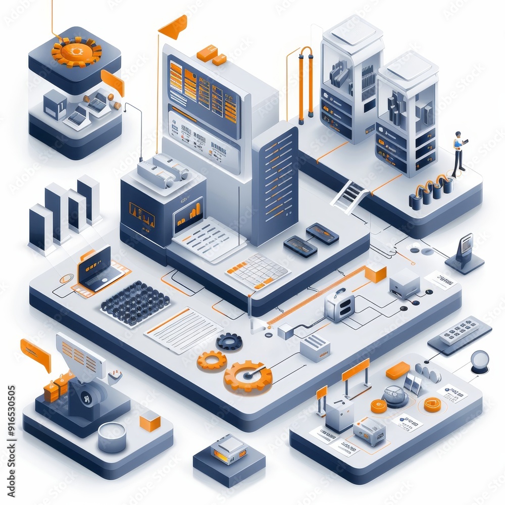 isometric machine learning with lots of chart, data and iot ...