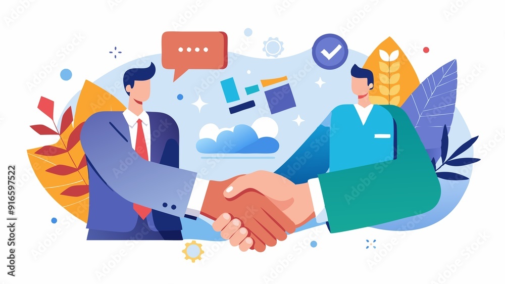 This handshake image speaks volumes. The importance of non-verbal ...