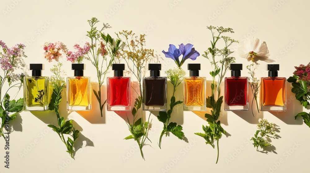 Please represent the following fragrance notes as a color gradient ...