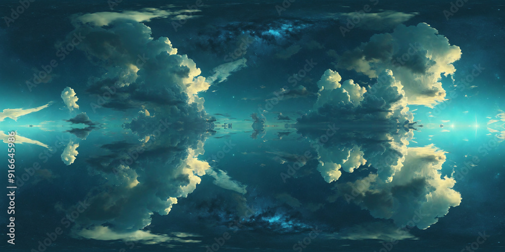 HDRI Just Sky Equirectangular Panorama 10 Stock Illustration | Adobe Stock