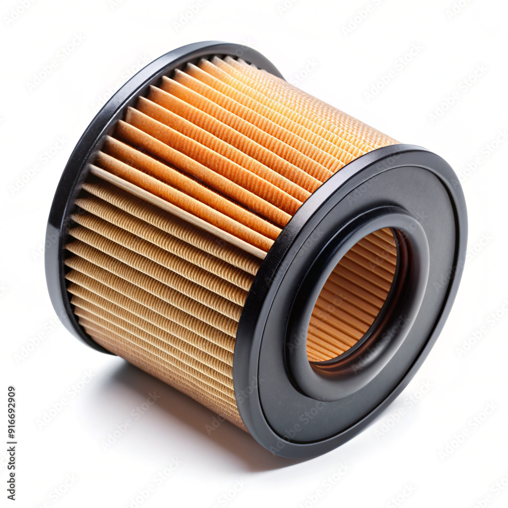 car engine oilfilter, isolated, car, oil, air, white, motor, metal ...
