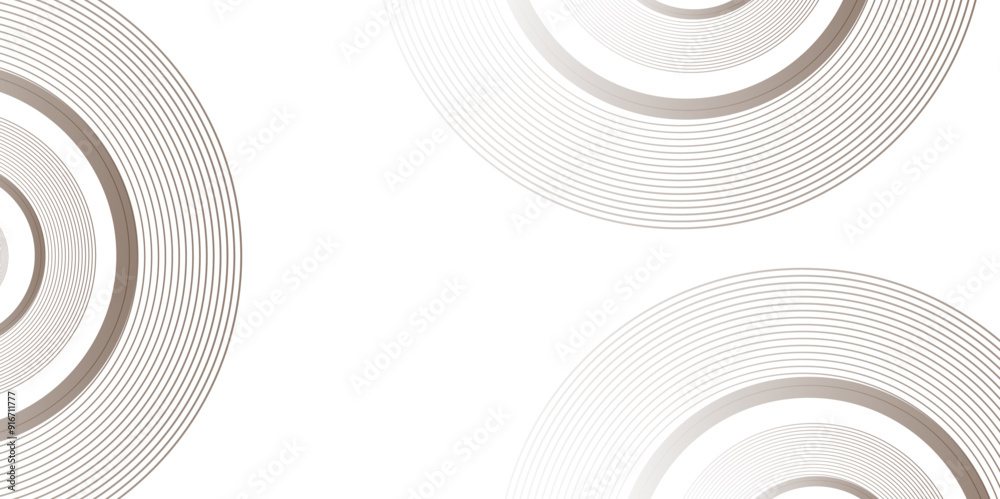 Seamless Circle and Ring Pattern. Abstract elegant white and gray ...
