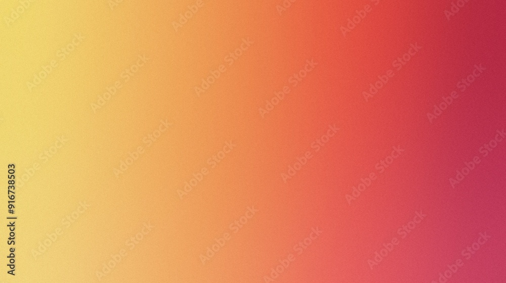 Yellow to red gradient background. A smooth color transition from ...
