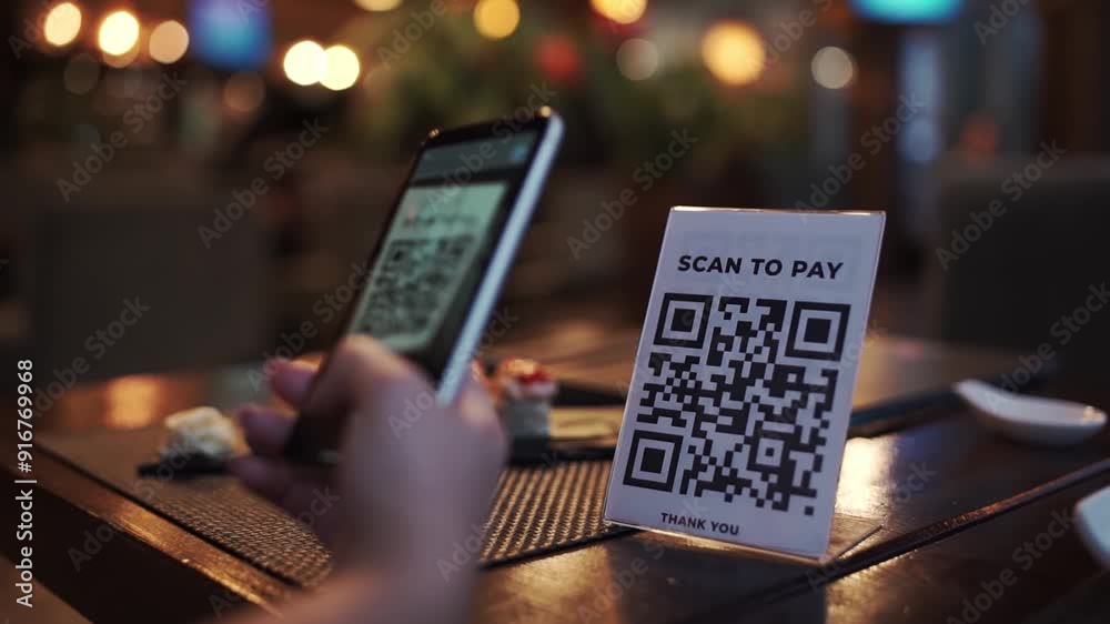 QR Code Scanning and reader app with smartphone. Using QR code for ...