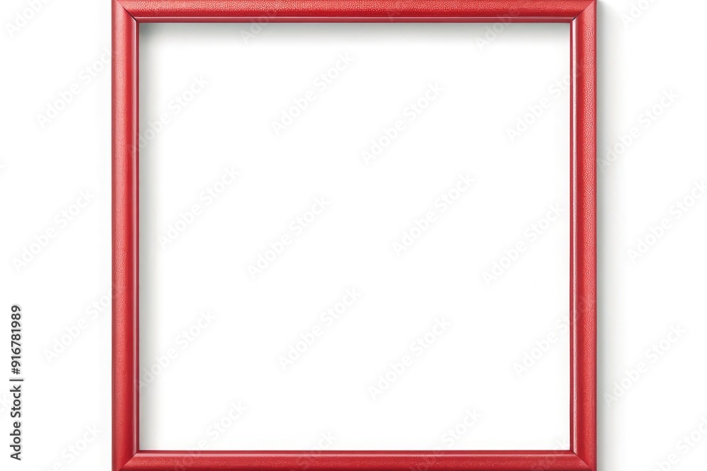 A white background framed by thin red lines or borders. The frame adds ...
