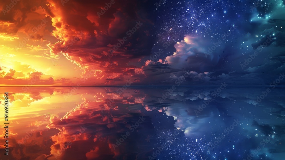 Describe the impact of twilight on the sky. How does the sky transition ...