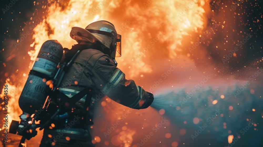 Describe the various types of fire suppression techniques. How do ...