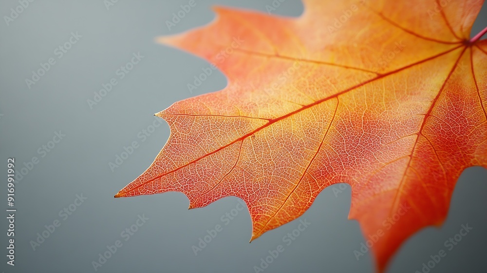 Autumn maple leaf a flattened structure of a higher plant similar to a ...