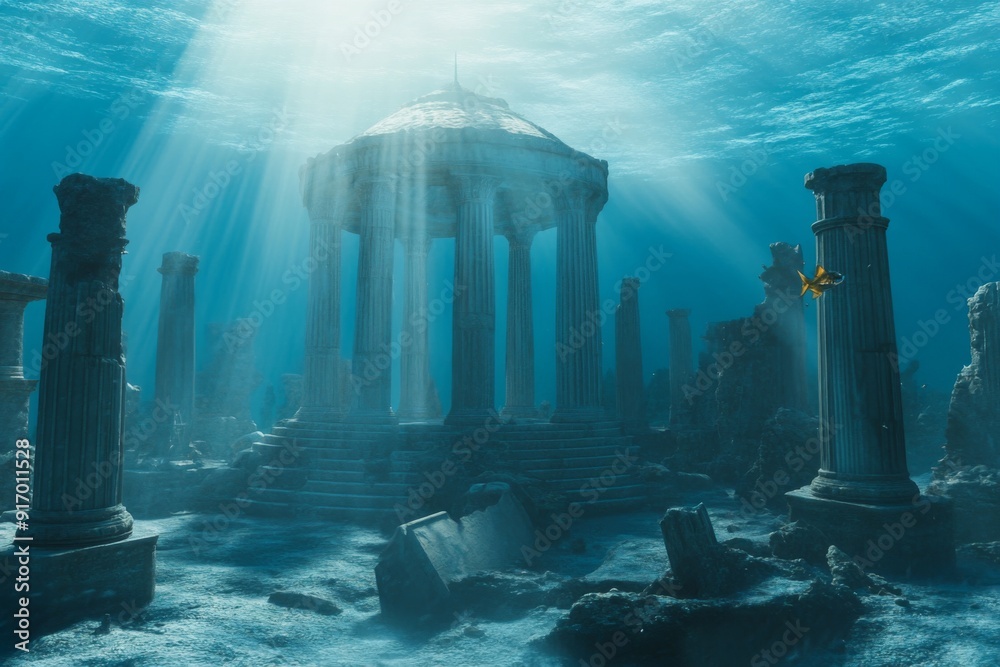 Mythical Atlantis: The Lost City with Ancient Architectural Wonders ...