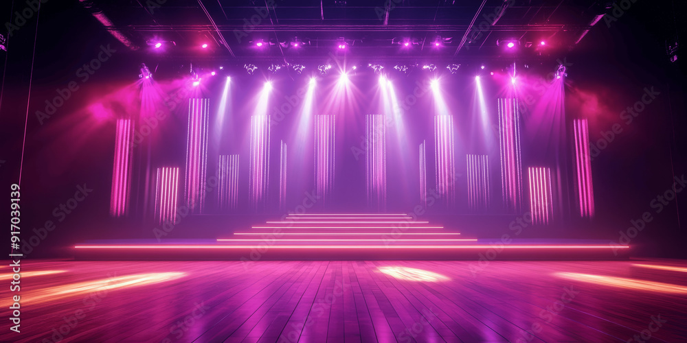 Lighting ramp with powerful spotlights for creating artificial lighting ...