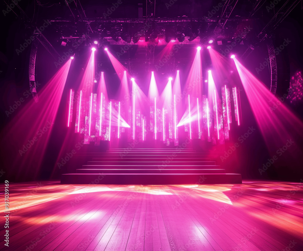 Lighting ramp with powerful spotlights for creating artificial lighting ...