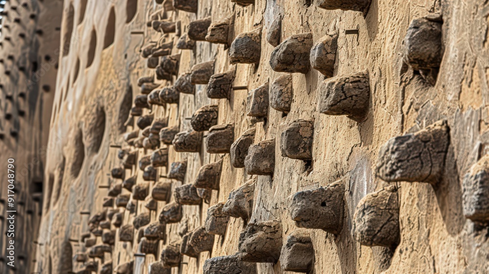 adobe bricks, capturing the texture and craftsmanship that define this ...