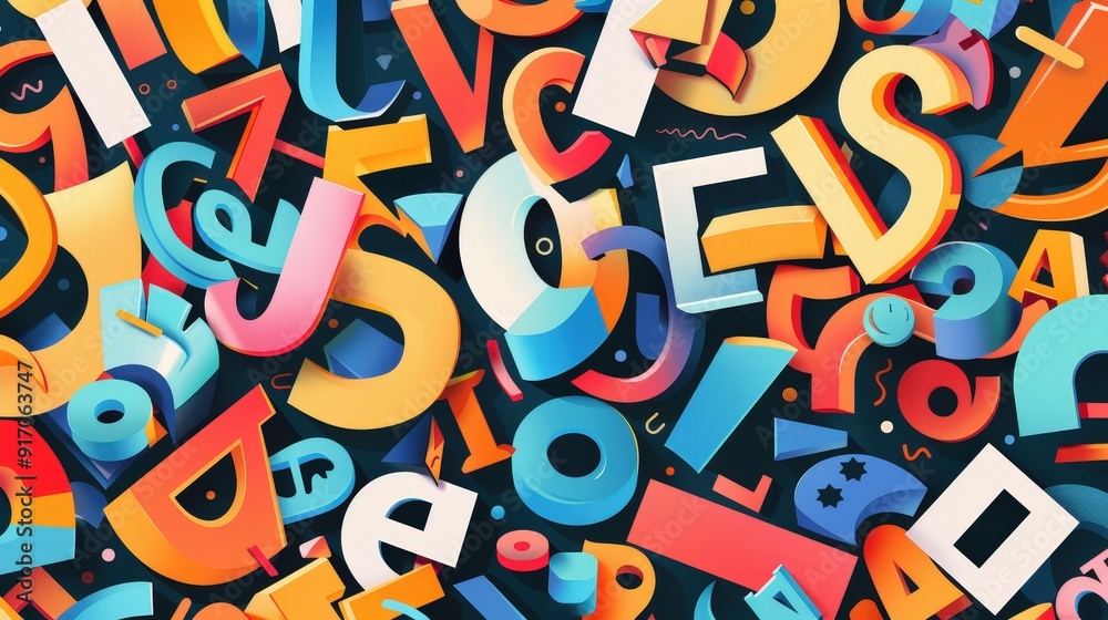 Describe the role of typography in graphic design. How do different ...